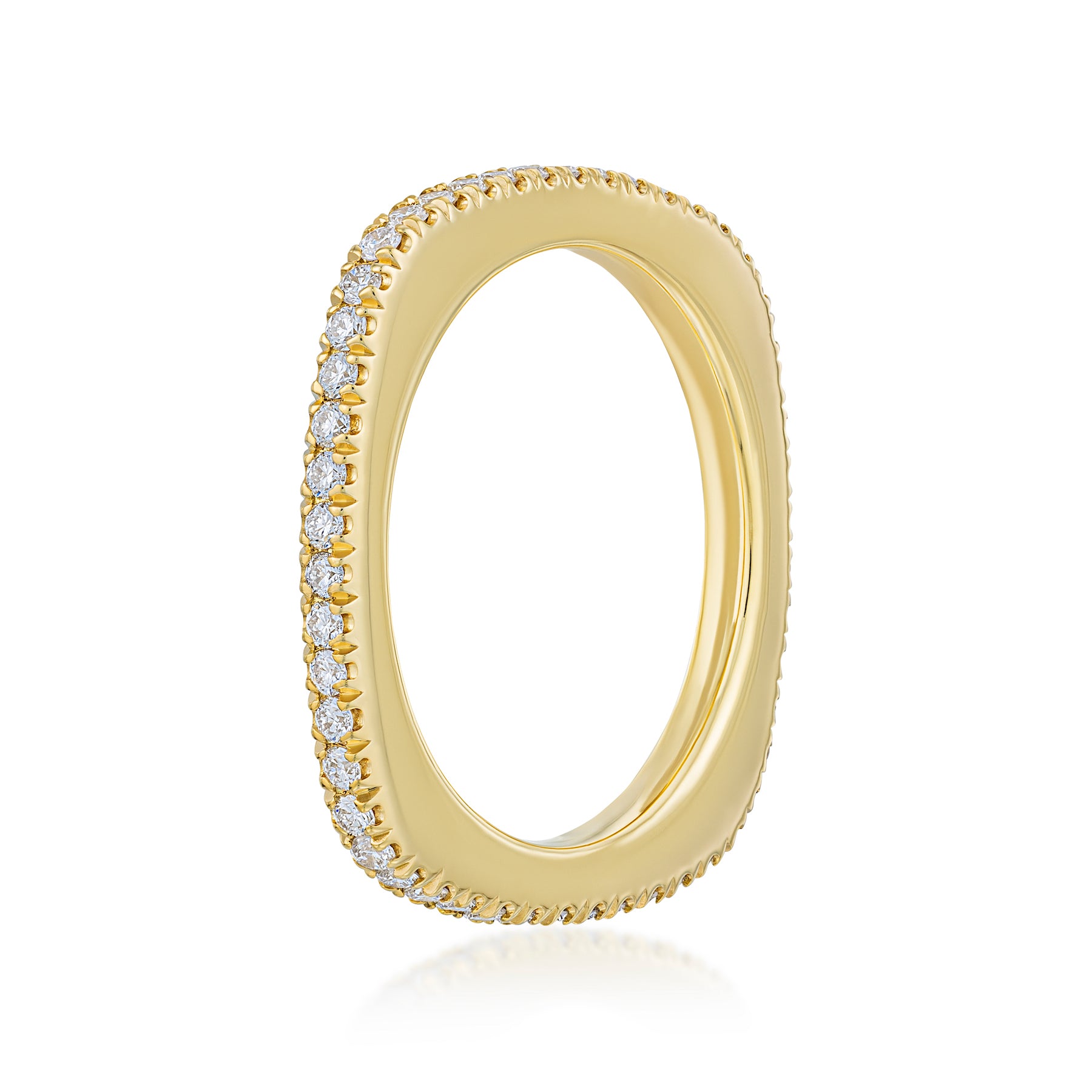 Square Stack Rings | Yellow Gold – Lynne Mercein Fine Jewelry